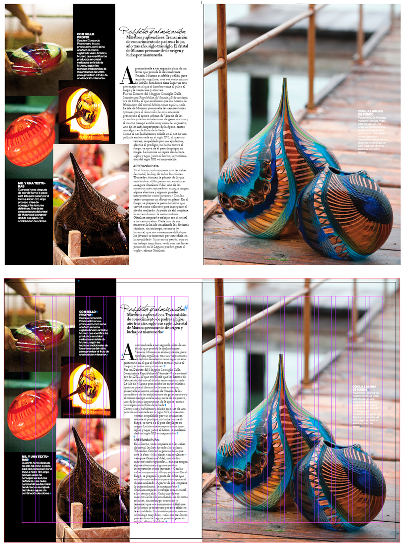 Proyecto II: Diseño editorial | 5. Trabajar con la retícula